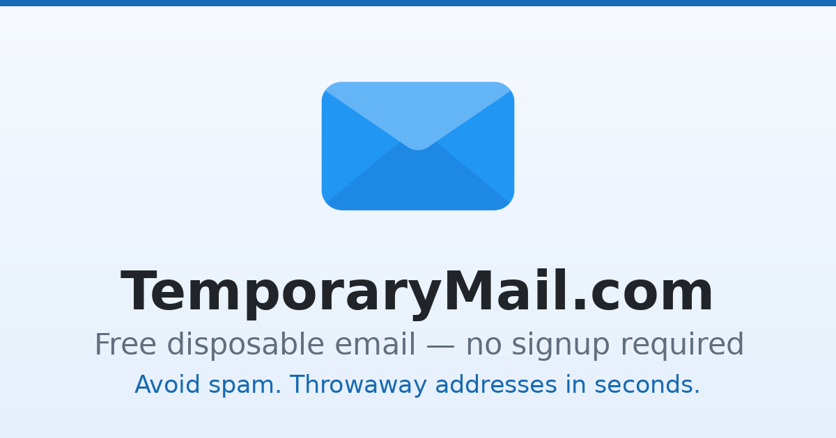 TemporaryMail.com - A Simple Temporary Mail Service